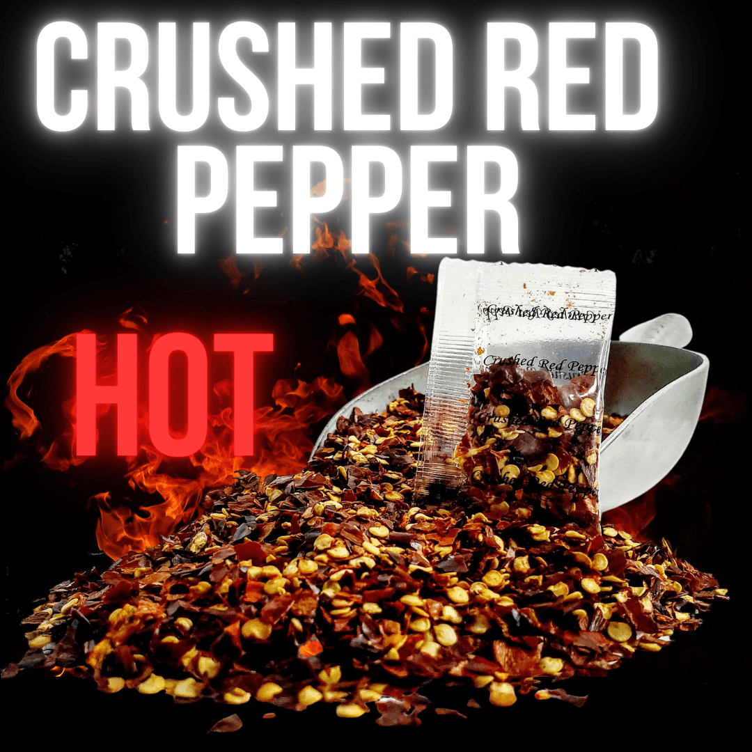 Crushed Red Pepper 500 – Box of 500 Single-Serve Seasoning Sachets – El ...